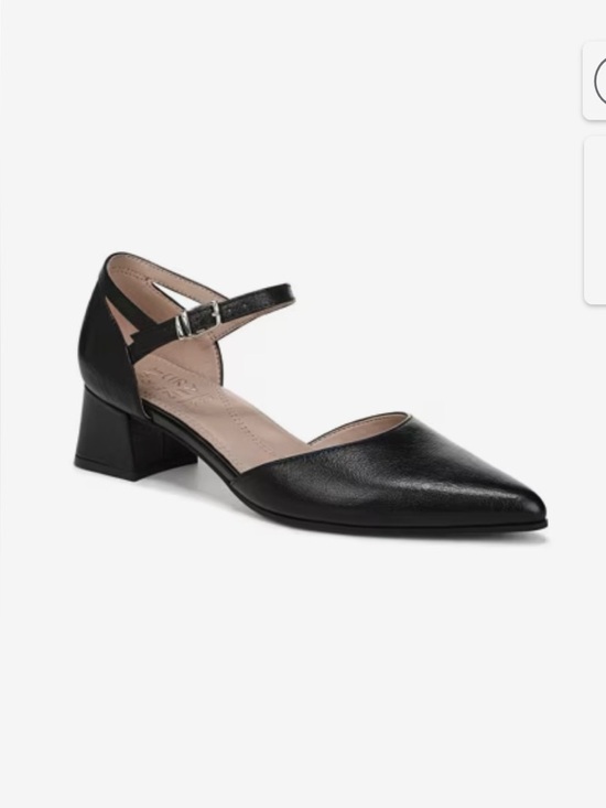 Naturalizer | Shoes | Naturalizer Black Pointed Anklestrap Block Heel ...